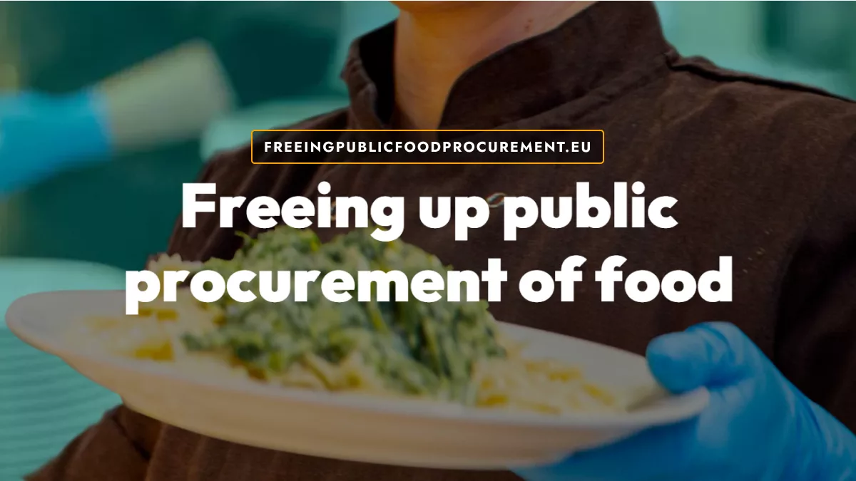 Freeing up public procurement of food